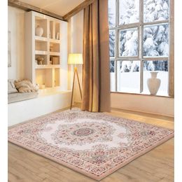 Wollteppich OTTO HOME, B:66cm H:10mm L:120cm, beige, Schurwolle, Wohnzimmer, Teppiche, "Oriental D3", reine Wolle, Orient-Optik, Wohnzimmer