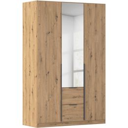 Dreht&uuml;renschrank OTTO HOME, B:136cm H:229cm T:54cm, braun, Holzwerkstoff, Schr&auml;nke, "Kleiderschrank Schrank Garderobe AGORDO mit Dekor- oder