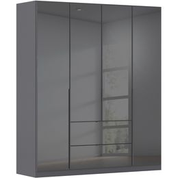 Dreht&uuml;renschrank OTTO HOME, B:181cm H:229cm T:54cm, grau, Holzwerkstoff, Schr&auml;nke, "Kleiderschrank Kleiderschr&auml;nke Schrank Garderobe AGORDO mit