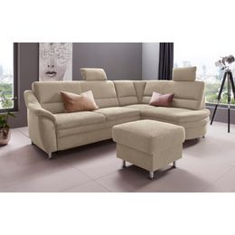 Kopfst&uuml;tze Home Affaire, B:50cm H:25cm T:10cm, beige, Luxus-Microfaser Altara Nubuck (100% Polyester);Luxus-Microfaser Lederoptik (100%