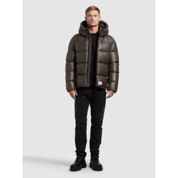 Khujo Herren Steppjacke "COEN"braun, Gr. XL, gl&auml;nzend, 100% Polyurethan, Jacken