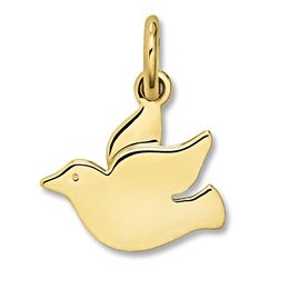 ONE ELEMENT Damen Kettenanh&auml;nger "Taube Anh&auml;nger aus 333 Gelbgold Taube Anh&auml;nger aus 333 Gelbgold", Gelbgold 333 Gold, gold, Gelbgold 333, Gold,