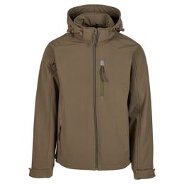 Allwetterjacke Brandit "Brandit Softshelljacket Hurricane", Damen, Gr. M, olive, 96% Polyester, 4% Elasthan, unifarben, normal, ohne Ausschnitt, Jacken
