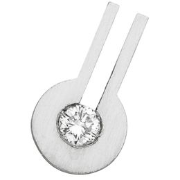 Jobo Damen Kettenanh&auml;nger "Kleiner Anh&auml;nger Platinanh&auml;nger 11 mm", SI = kleine Einschl&uuml;sse, Diamanten Platin 950platin 950, Diamanten, Platin 950,