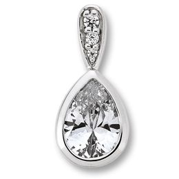 ONE ELEMENT Damen Kettenanh&auml;nger "Zirkonia Anh&auml;nger aus 925 Silber", mit Zirkonia, Silber 925 (Sterlingsilber), silber, Silber 925 (Sterlingsilber),