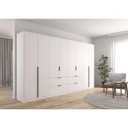 OTTO HOME Dreht&uuml;renschrank "Kleiderschrank Schrank Garderobe AGORDO mit Dekor- oder Hochglanzfront", B/H/T: 360cm x 229cm x 54cm, Griffe