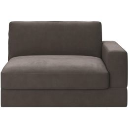1,5-Sitzer Home Affaire, B:132cm H:87cm T:108cm, grau, 100% Polyester, Sofas, "Innovid", Modernes Modul-Polsterprogramm
