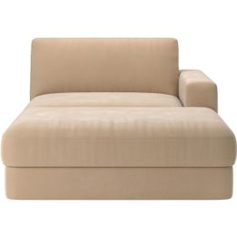 Recamiere Home Affaire, B:132cm H:87cm T:196cm, braun, 100% Polyester, Sofas, "Innovid", Modernes Modul-Polsterprogramm