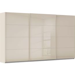 Schwebet&uuml;renschrank OTTO HOME, B:360cm H:229cm T:62cm, beige, Holzwerkstoff, Schr&auml;nke, "Kleiderschrank Schrank Garderobe AGORDO mit Glasfront",