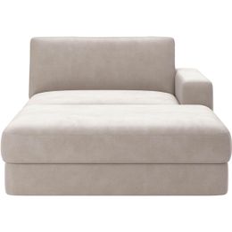 Recamiere Home Affaire, B:132cm H:87cm T:196cm, grau, 100% Polyester, Sofas, "Innovid", Modernes Modul-Polsterprogramm