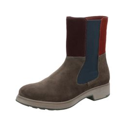 Think! Chelsea Boots 'Cogita' Damen Gr&ouml;&szlig;e 37.5 braun / dunkelbraun / rot Winterschuhe
