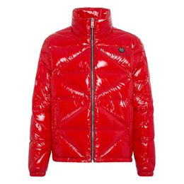 Philipp Plein Winter Jacket 'Hexagon' male Red size L
