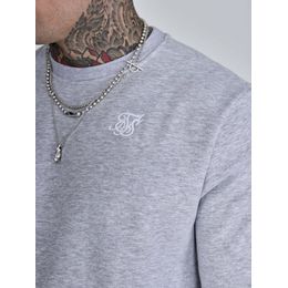 SikSilk Sweatshirt 'Essentials Sweater' male Grey size XXL