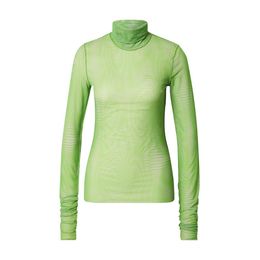 WEEKDAY Shirt 'Immerse' Damen Gr&ouml;&szlig;e S silbergrau / gr&uuml;n