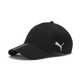 Puma Herren Baseball Cap "LIGA CAP", schwarz, gemustert, Baumwolle, Caps, f&uuml;r Ball- und Laufsport, sportlich-eleganter Streetstyle
