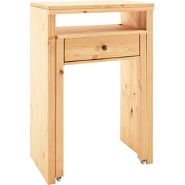 Schreibtisch HEINE HOME, gelaugt, ge&ouml;lt, B:60cm H:88cm, Tische, Schreibtisch