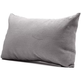 G&ouml;zze Dekokissen G&Ouml;ZZE, B:30cm H:10cm L:50cm, grau, Polyester, Dekokissen_Sitzkissen_Kissenh&uuml;llen, "Capri Cord"