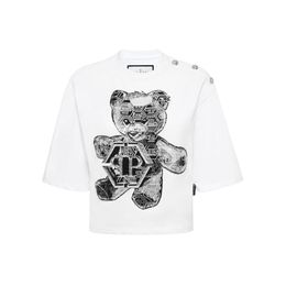 Philipp Plein Shirt 'Teddy' female White size M
