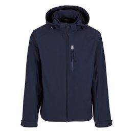 Allwetterjacke Brandit "Brandit Softshelljacket Hurricane", Damen, Gr. 3XL, navy, 96% Polyester, 4% Elasthan, unifarben, normal, ohne Ausschnitt, Jacken