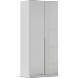 Dreht&uuml;renschrank OTTO HOME, B:91cm H:210cm T:54cm, grau, Holzwerkstoff, Schr&auml;nke, "Kleiderschrank Kleiderschr&auml;nke Schrank Garderobe AGORDO mit