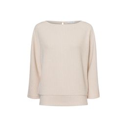 Opus Sweatshirt 'Geipen' Damen Gr&ouml;&szlig;e S creme / wei&szlig;