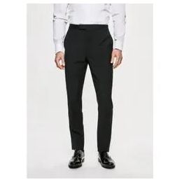 Hackett London f&uuml;r Herren. HM450240 Bel Hose schwarz (32), Party, Wolle, Klassisch