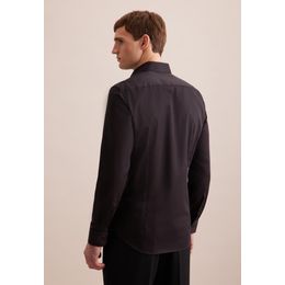 Seidensticker Herren Businesshemd "Schwarze Rose", schwarz, Gr. 39, unifarben, 100% Baumwolle, Hemden, X-Slim 1/1 Kentkragen Uni