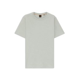 BOSS Orange Herren T-Shirt "Tegood Regular Fit"silber043, Gr. XL, Single Jersey, Obermaterial: 100% Baumwolle, Shirts, 100% Baumwolle Logo on Chest