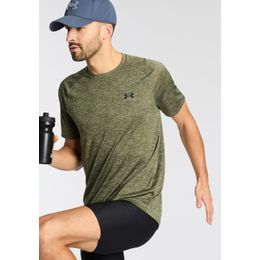 Under Armour Herren Trainingsshirt "UA TECH 2.0 SS TEE", gr&uuml;n, Gr. XXXL, Jersey, Obermaterial: 100% Polyester, Shirts, Kurzarm-Design, mit