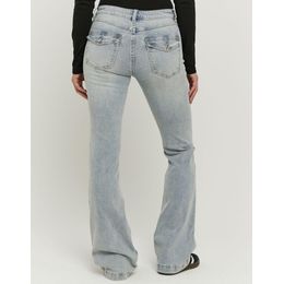 Tally Weijl Damen Bootcut-Jeans "SPADEBOOTY"denim blau, Gr. 40, clean, Denim/Jeans, Obermaterial: 90% Baumwolle, 8% Elastomultiester, 2% Elasthan,