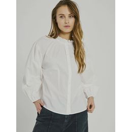 NORR Damen Blusentop "NORR Shirt Lilo"wei&szlig;, Gr. 36, Obermaterial: 100% Baumwolle, Blusen
