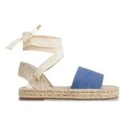 Pepe Jeans f&uuml;r Damen. PLS90684 Arami Fresh Sandalen blau (40), Wohnung, Schn&uuml;rsenkel, L&auml;ssig, Nachhaltig