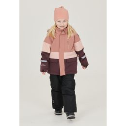 Skijacke ZIGZAG "Taylora", Jungen, Gr. 128, pink (pink, rosa), 90% Polyester, 10% Elasthan, mehrfarbig, normal, ohne Ausschnitt, Jacken Skijacke, mit wind- und wasserdichter TPU-Membran
