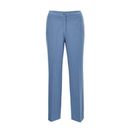 GOLDNER Damen Stoffhose "Elegante Hose mit etwas weiterem Bein", grau, festlich, Gr. 38, Obermaterial: 88% Polyester PES. 12% Elasthan EL., Hosen,