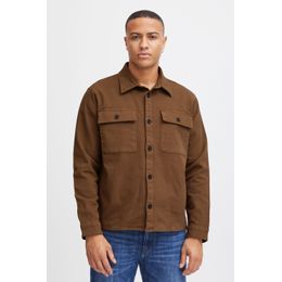 Blend Herren Hemdjacke "BHJacket", braun, Gr. XL, unifarben, Web, 98% Baumwolle, 2% Elasthan, Jacken, Stilvolle &Uuml;bergangsjacke