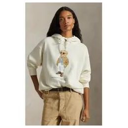 Polo Ralph Lauren f&uuml;r Damen. 211A96598001 Polo Bear Fleece-Sweatshirt beige (L), L&auml;ssig, Baumwolle