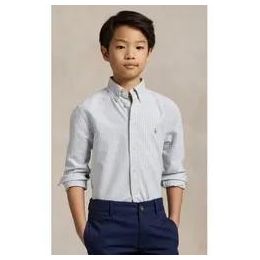 Polo Ralph Lauren f&uuml;r Jungen. 323677177001 Blaues Oxford-Hemd (10/12a&ntilde;os=140/149cm), L&auml;ssig, Baumwolle, Kinderbekleidung