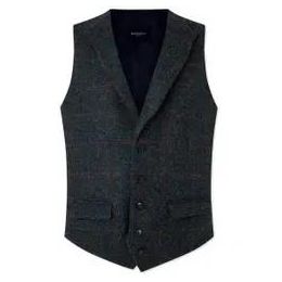 Hackett London f&uuml;r Herren. HM470488 Tweedweste navy (46/32), L&auml;ssig, Party, Wolle, Klassisch, Marine