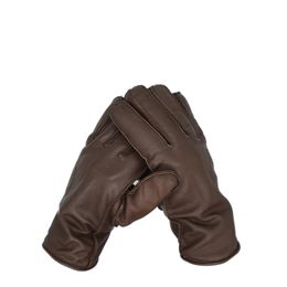 Glow Hamburg Full Finger Gloves 'FA01-03XX-1' male Brown size 8
