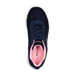 Skechers Damen Sneaker "Dynamight 2.0 Homespun", Gr. 38navy, rosa, Textil, Schuhe, Trainingsschuh, Laufschuh, Schn&uuml;rschuh mit gepolstertem Schaftrand