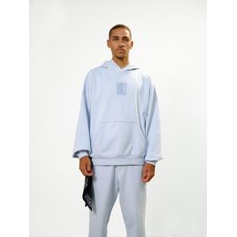 Alessandro Magno Sweatshirt 'CORE 2.0 HOODIE LIGHT BLUE' male Blue size XS