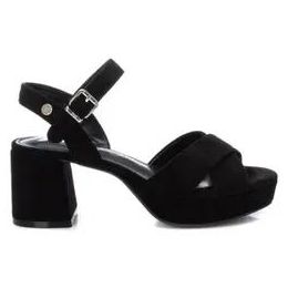 Xti f&uuml;r Damen. 14235905-NEGRO Sandalen 142359 schwarz -H&ouml;he Absatz 7cm (40), 5 bis 8 cm, Schnalle, L&auml;ssig, Party