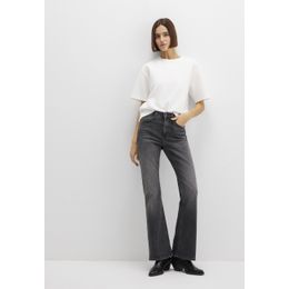 Mavi Damen Bootcut-Jeans "SAMARA"smoke brushed str, Gr. 32, 86% Baumwolle, 12% Polyester, 2% Elasthan, Jeans, Flared Jeans