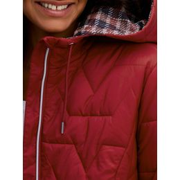 sheego Damen Steppjacke, rot, Gr. 50, unifarben, 100% Polyamid, B&uuml;ndchen:95% Polyester, 5% Elasthan, Wattierung:100% Polyester, Jacken