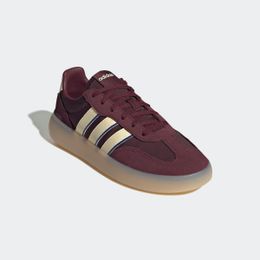 Damen Sneaker "BARREDA DECODE", adidas Sportswear, Gr. 41, braun, Leder, Textil, Schuhe, inspiriert vom Design des adidas Handball Spezial