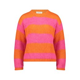 Cartoon Damen Strickpullover "Damen mit Rundhalsausschnitt"orange, pink, Gr. 36, Obermaterial: 57% Polyacryl, 29% Polyamid, 7% Wolle, 7% Viskose,