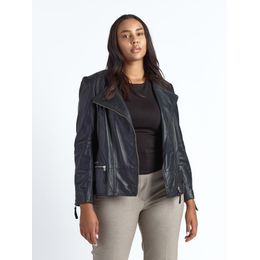 JCC Damen Lederjacke "31024033", schwarz, Gr. 46, Obermaterial: 100% Lammleder; Futter: 100% Polyester, Jacken