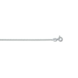 ONE ELEMENT Damen Goldkette "Halskette Rundankerkette aus 585 Wei&szlig;gold &Oslash; 1,2 mm", 36, Gold Wei&szlig;gold 585silber, Gold, Wei&szlig;gold 585, Halsketten,