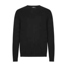 Rundhalspullover Clean Cut Copenhagen "Clean Cut Copenhagen Claude Crewneck Knit", Damen, Gr. L, schwarz, 100% Baumwolle, unifarben, normal, Rundhals, Pullover Rundhalspullover