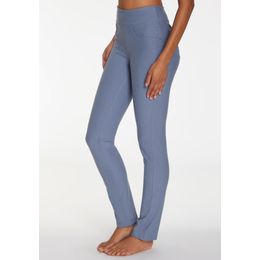 H.I.S. H.I.S Damen Schlupfhose, Gr. 32jeans blau, Obermaterial: 70% Baumwolle, 25% Polyester, 5% Elasthan, unifarben, Basic, Hosen, in Jeans Optik